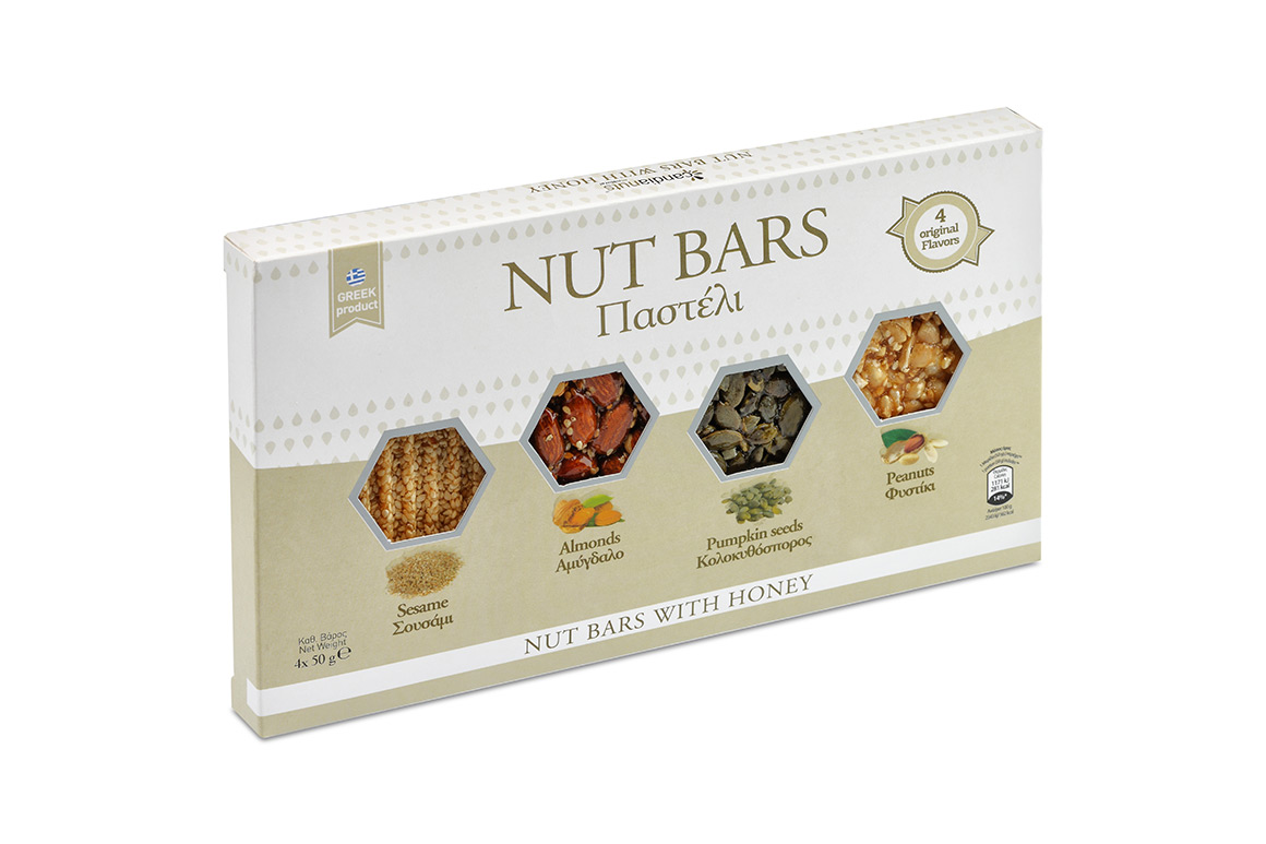 MINOS Nut Bars - CANDIA NUTS - Dry Nuts, Honey & Nutsbars - Wholesome ...